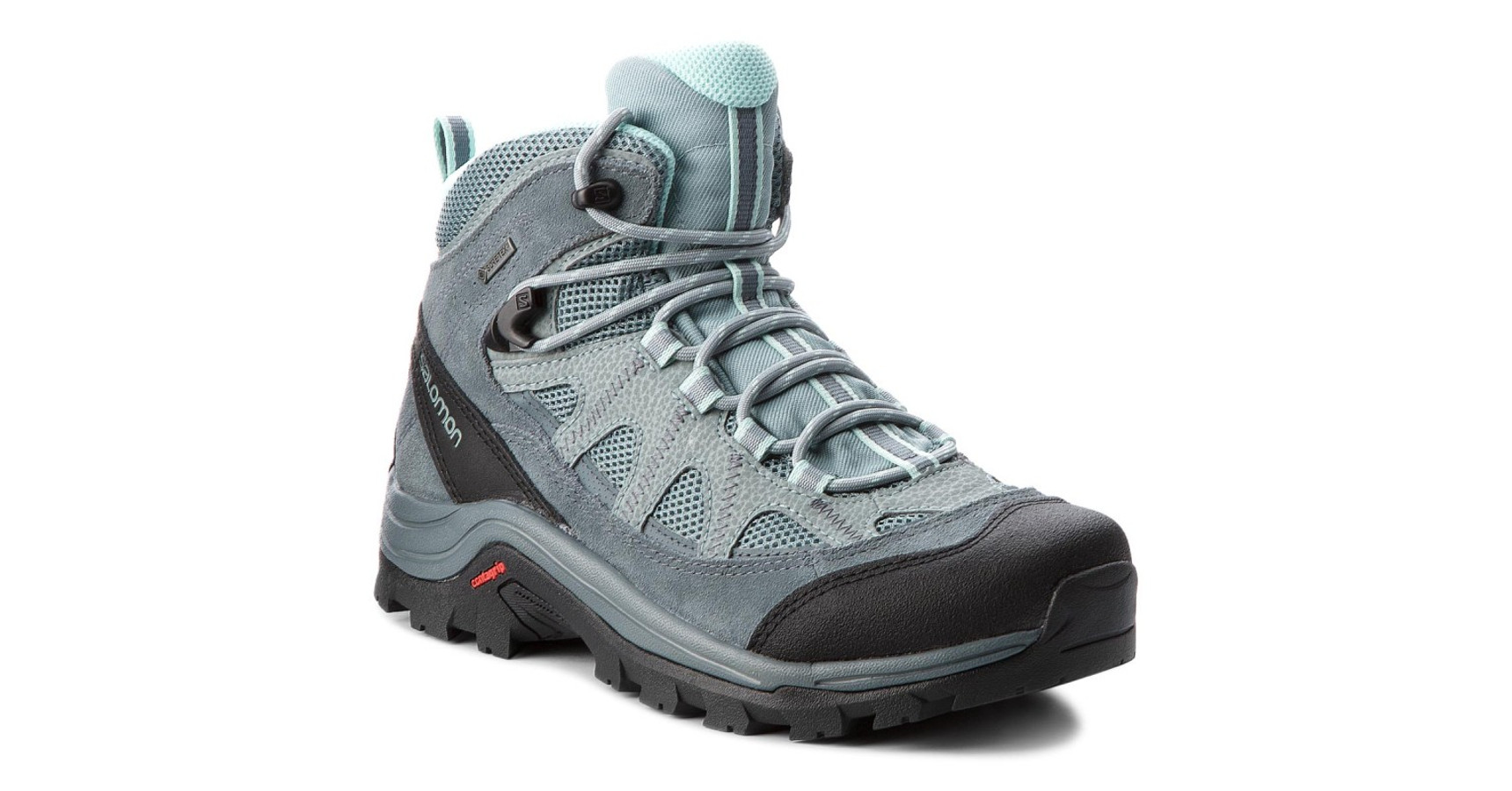 SALOMON AUTHENTIC LTR GTX NŐI TÚRABAKANCS Lead/Stormy Weather/Eggshell ...
